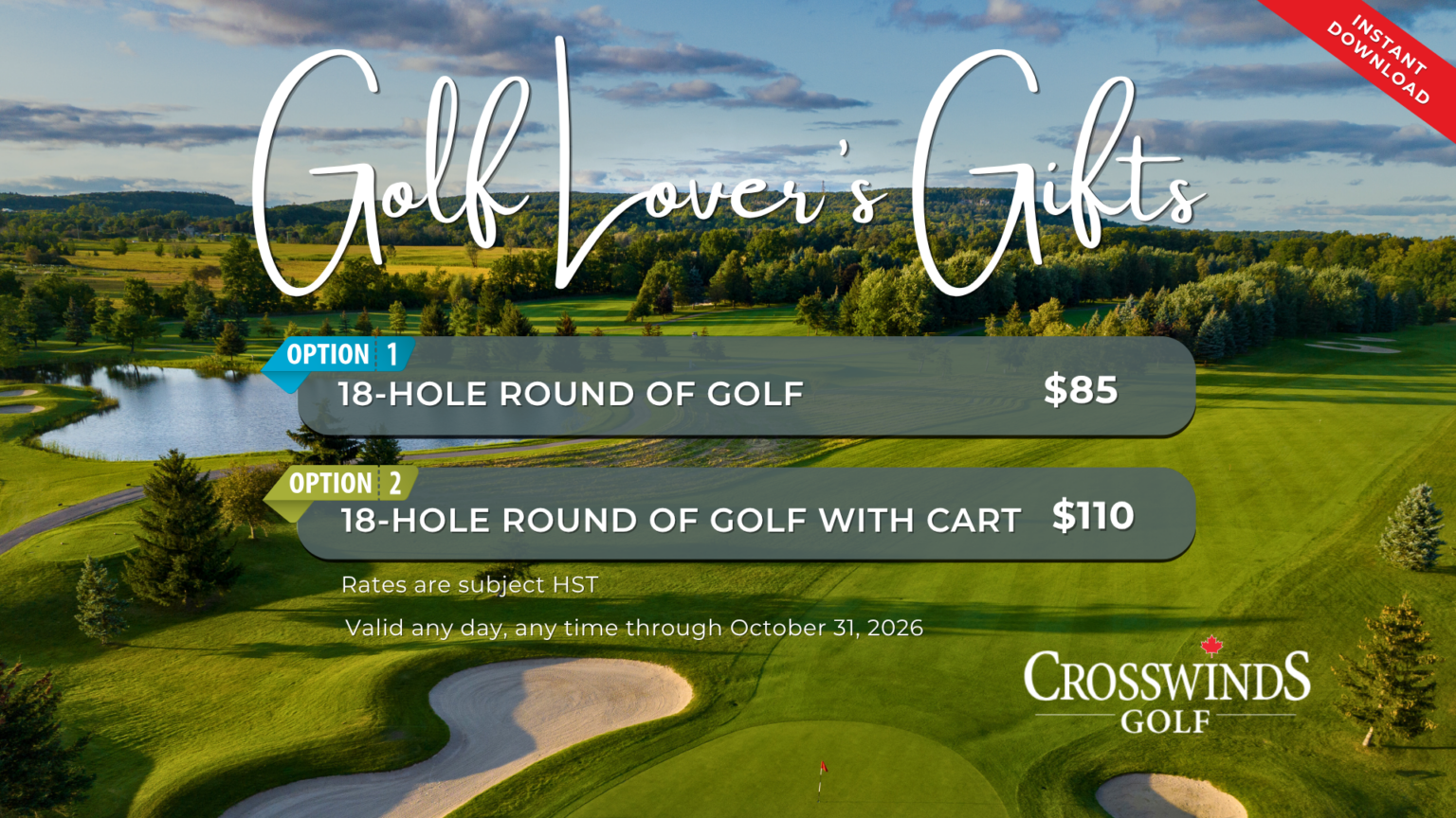 Golf Specials and Discounts - Crosswinds Golf